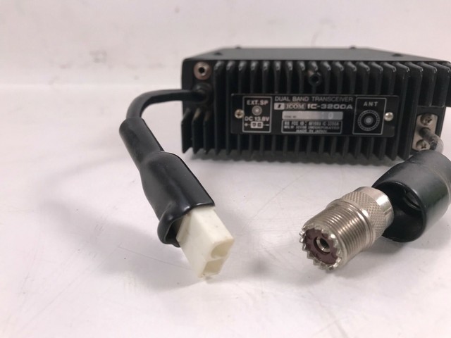 ICOM Dual Band FM Transceiver Model IC-3200A/E with mic and cables for ...