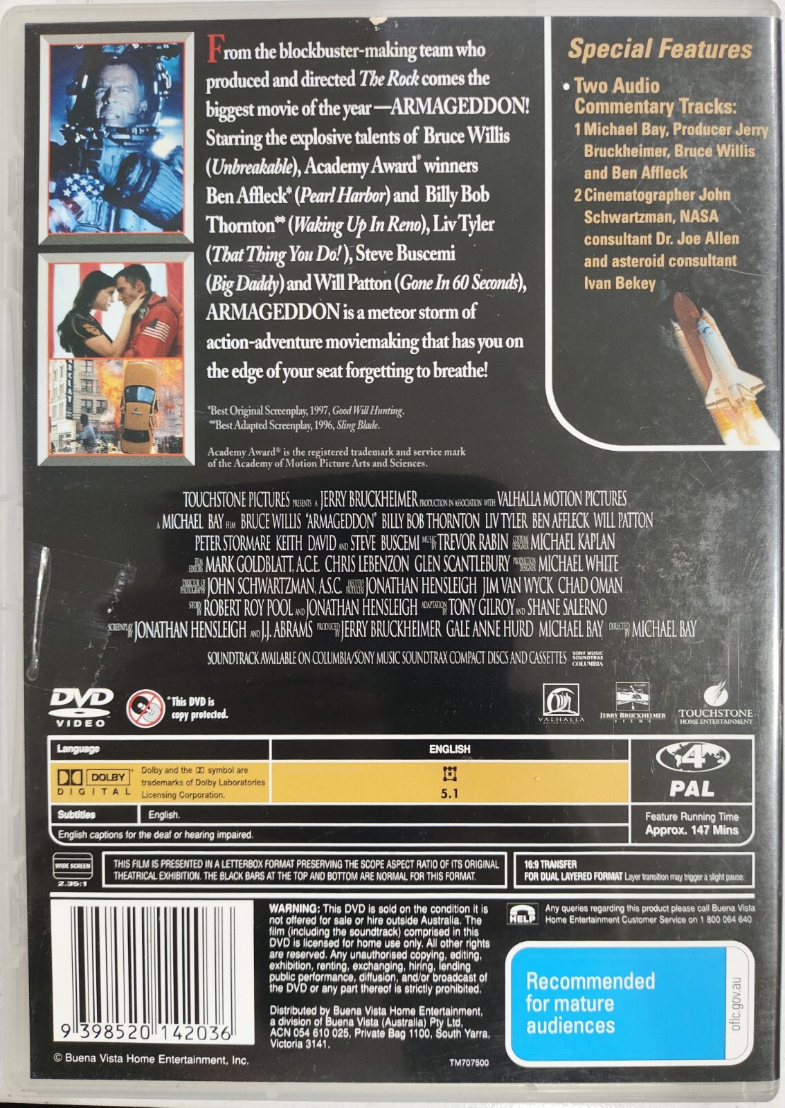 Armageddon Platinum Collection Original Classic (DVD, 1998), , Free ...