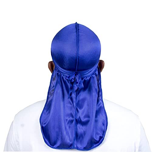 5 Pcs Silky Durag Long Tailed Headwear with Satin Wave Cap for Men | eBay