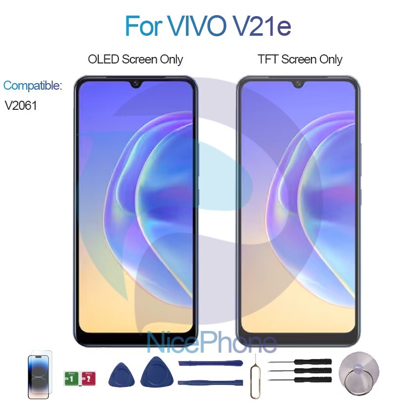 TFT For VIVO V21e V2061 LCD Display Touch Screen Digitizer Replacement ...
