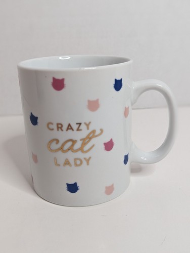 Crazy Cat Lady Mug by Fringe Pet Shop Cute Fun Funny Sparkle Kitty Love ...