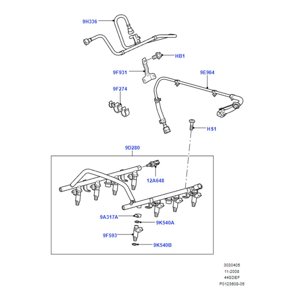 2002 - 2009 Land Rover RANGE ROVER Fit For PURGE VALVE FUEL VAPOR ...