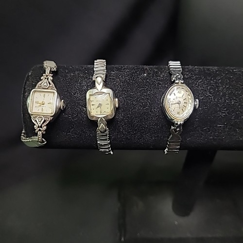3 Vintage Ladies Watches - Helbros, Clinton | eBay