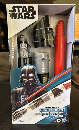 STAR WARS LIGHTSABER FORGE DARTH VADER EXTENDABLE RED LIGHTSABER | eBay