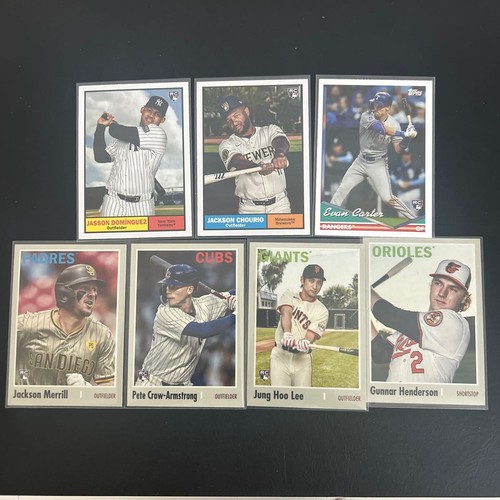 2024 Topps Archives MLB Rookie Card Set 7 Young Stars Retro Design | eBay