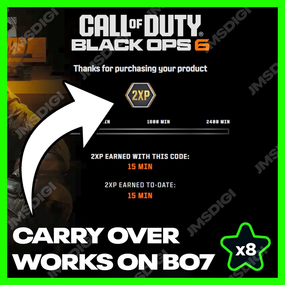 Call of Duty Black Ops 7 (BO7) – 2 Hours Double XP 2XP | Legacy Codes ...