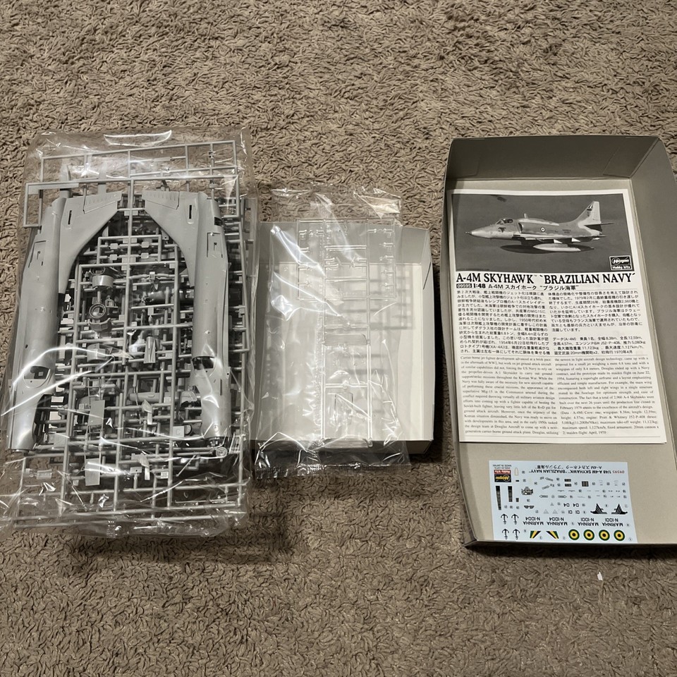 Hasegawa Model Kit 09595 1:48 Scale A-4M Skyhawk 'Brazilian Navy' | eBay