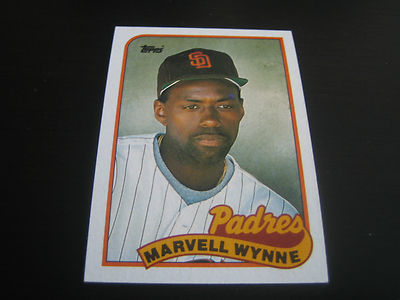 1989 Topps Baseball Marvell Wynne Card 353 San Diego Padres | eBay
