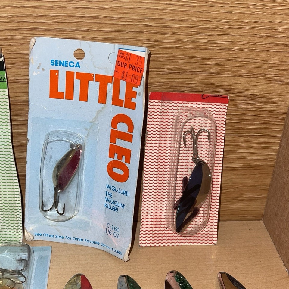 Vintage Acme Little Cleo Wigl-Lure Spoons Bait Tackle Fishing Lures ...