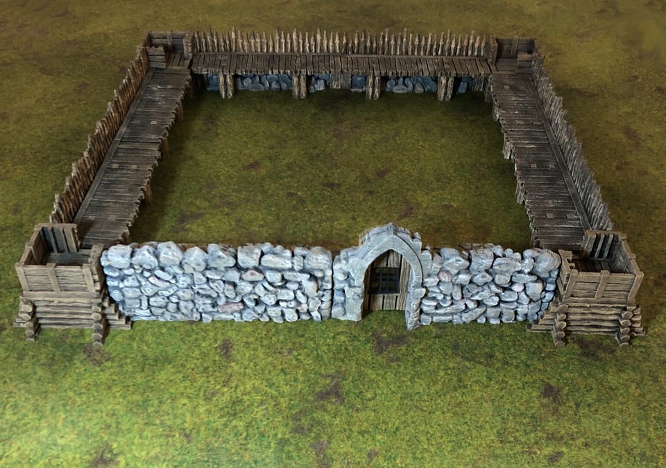 Stronghold on the Borderlands - Wooden Palisade Fort - Dungeons and ...