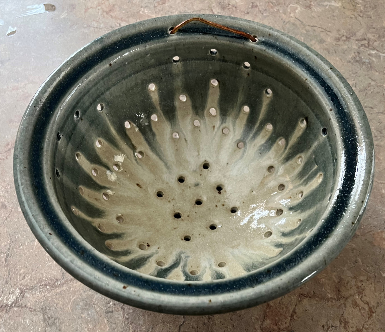 Beautiful Artisan Pottery Colander - OOAK - Handmade Strainer ...