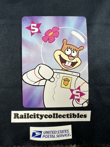 SpongeBob Squarepants - Sandy Cheeks #5 (Crazy Eights Playing Card ...
