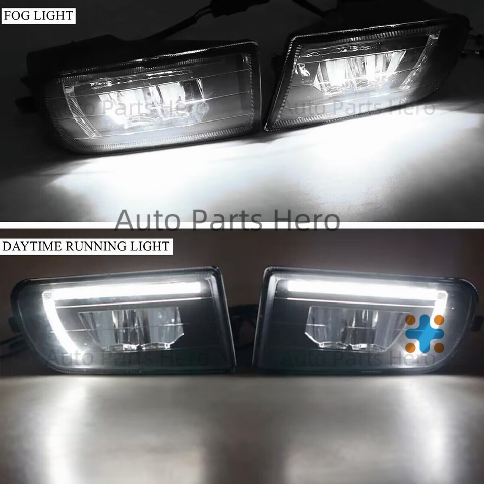 For Toyota Corolla AE101 AE100 1993-1997 Led Fog Light Lamp Black ...