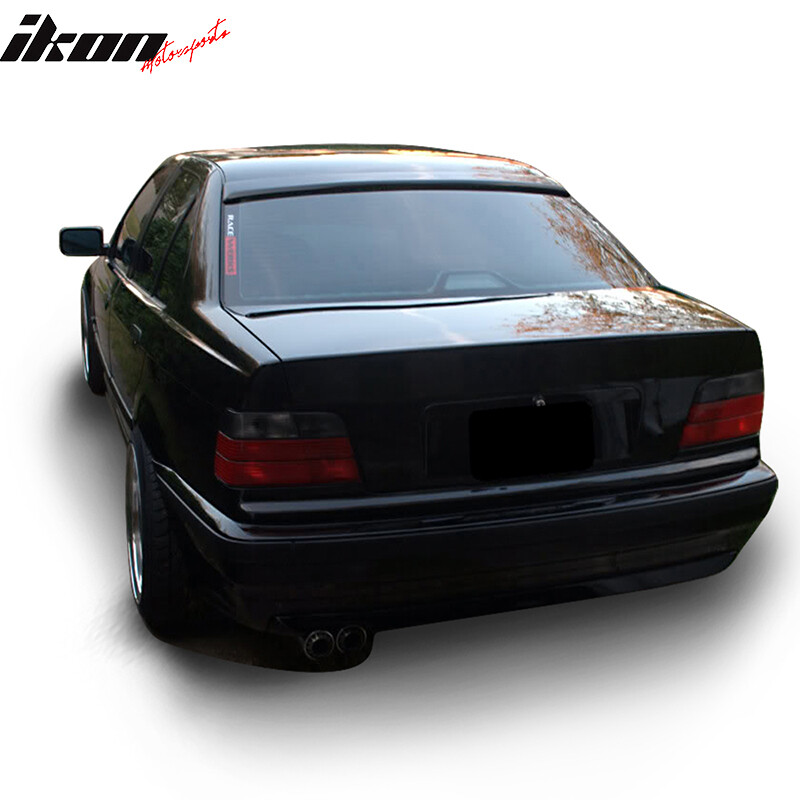 Fits 92-98 BMW E36 3 Series AC Style Roof Spoiler ABS #339 Aspensilber ...