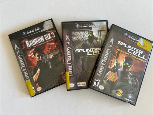 Lot of 3 -Tom Clancy's Splinter Cell / Pandora Tomorrow Rainbow Six 3 ...