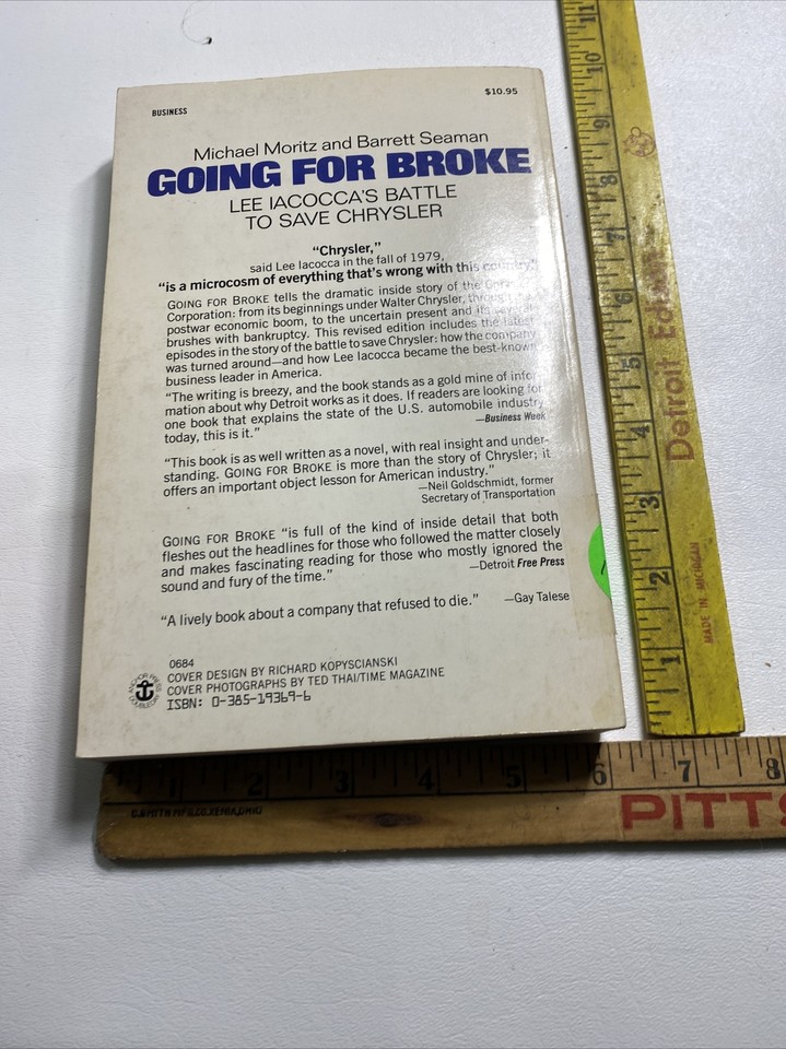 Going For Broke - Michael Moritz & Barrett Seaman (Paperback, 1984) | eBay