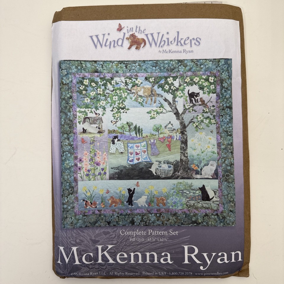 McKenna Ryan Wind in the Whiskers Complete 7 Patterns + BL 1 Laser Kit ...