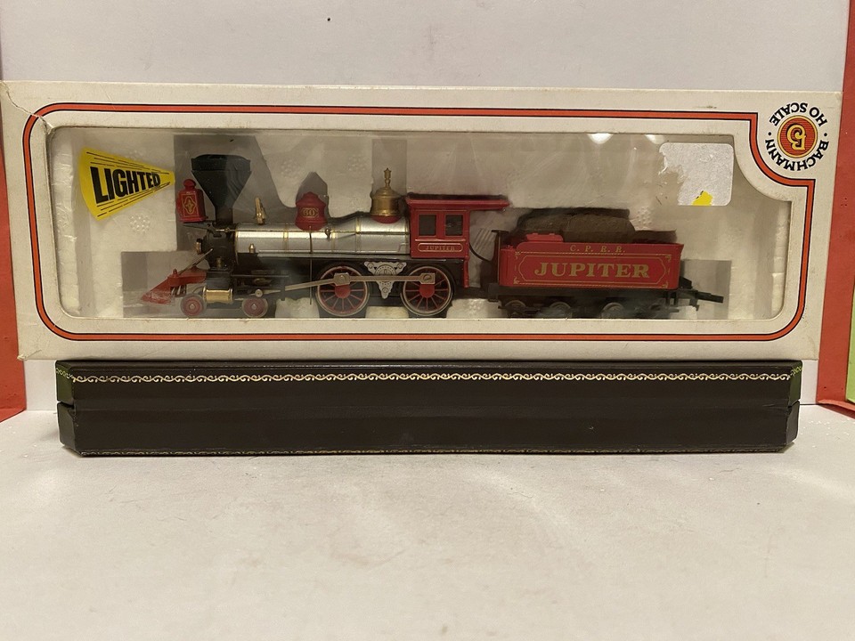 NEW IN BOX. NEVER USED. BACHMANN HO 4-4-0 LOCOMOTIVE CENTRAL PACIFIC ...