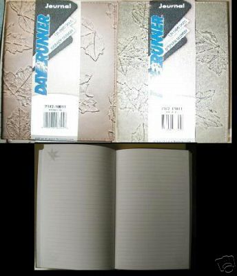 Day Runner Leaves Journal 1 green and 1 brown 5 x 8 inch size 2 classic ...