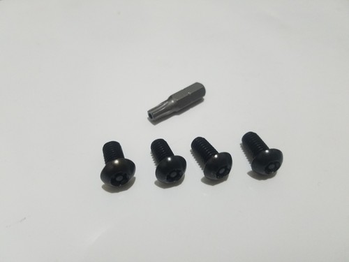 Audi Rear Anti Theft Auto License Plate Screws Stainless Steel Torx ...