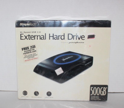 SimpleTech - 500GB External Hard Drive (Brand New - Never Opened) | eBay
