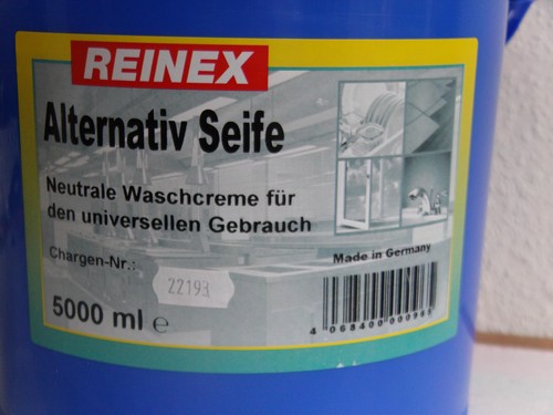 Seife Alternativ-Seife,(EUR2,64/L) Reiniger, Waschcreme, pH-neutral, 5 ...