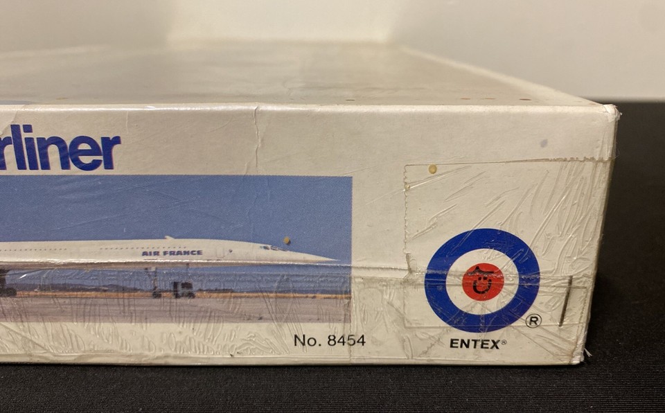 NIB Entex 8454 Concorde Supersonic Airliner Factory Sealed Model Kit 1/ ...