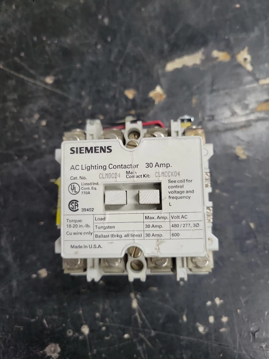 Siemens Ac Lighting Contactor | Shelly Lighting