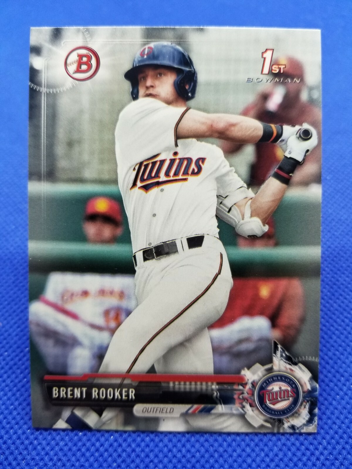 2017 Bowman Draft BRENT ROOKER Baseball card MINNESOTA TWINS #122 | eBay