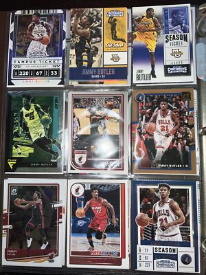 9 Card lot Jimmy Butler Heat 76ers Timberwolves Chicago Bulls Miami ...