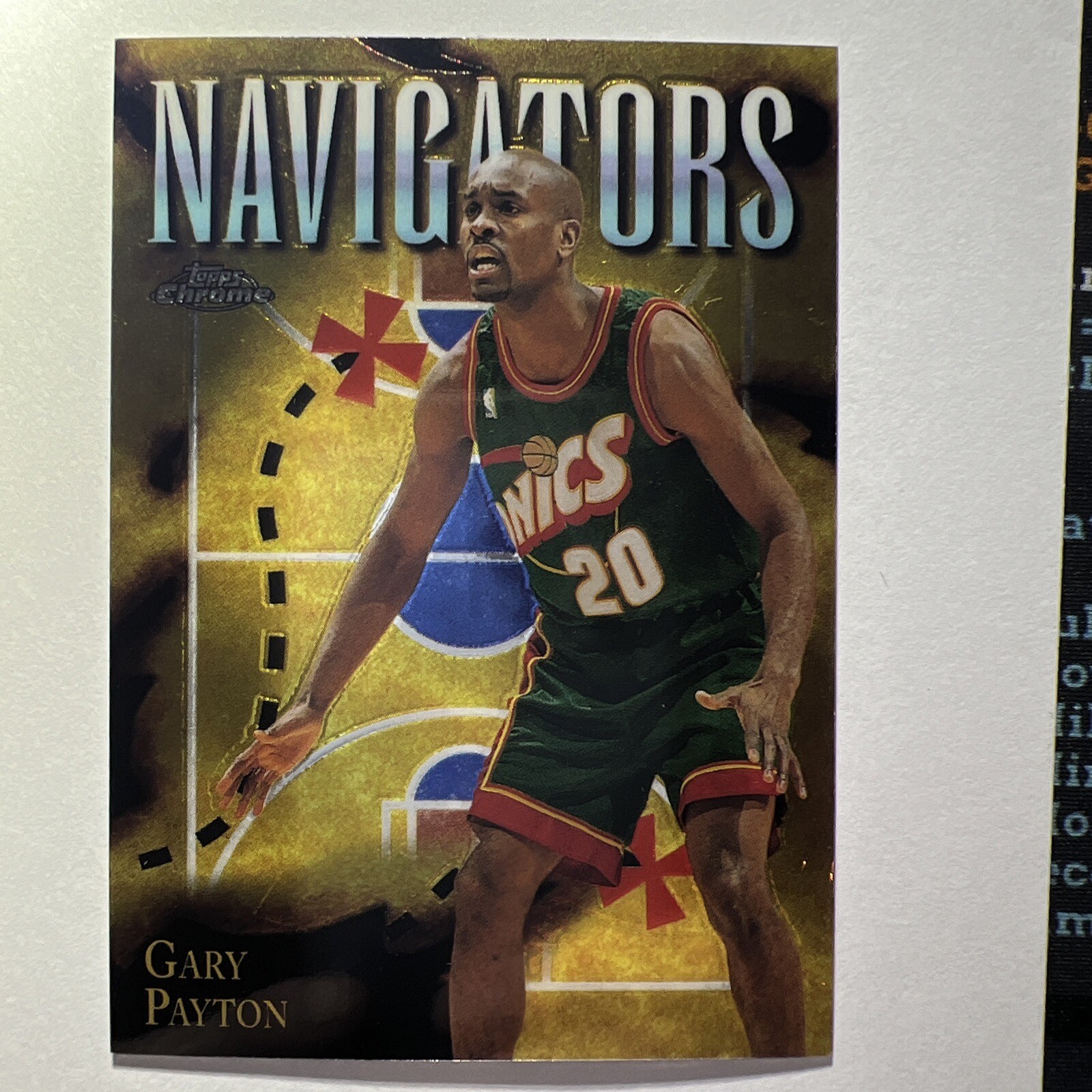 1998-99 Topps Chrome - Season's Best Navigators #SB2 Gary Payton for ...