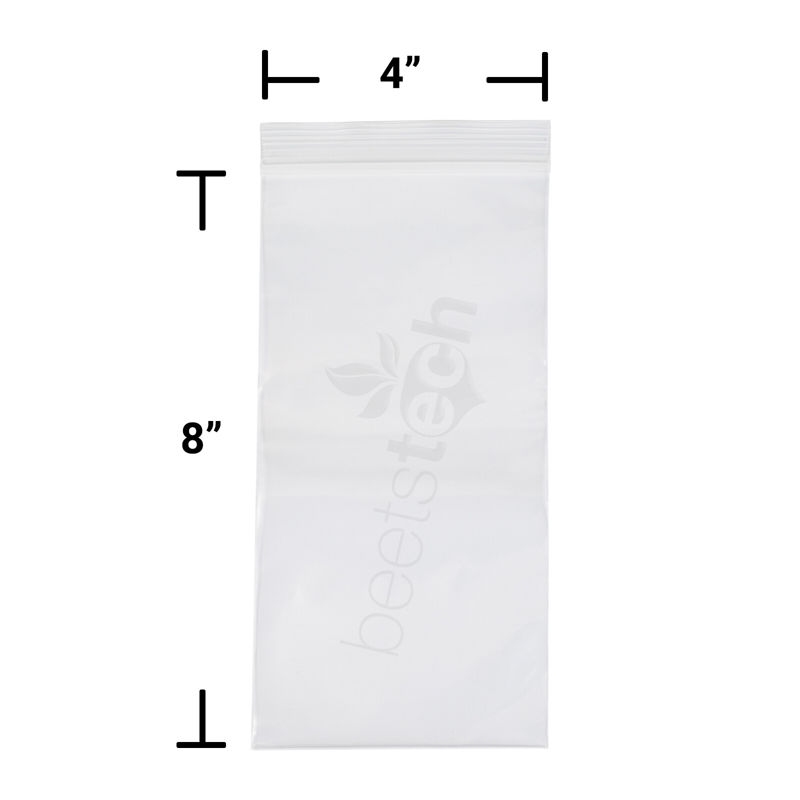 Clear Poly Zip-Lock Top Reclosable Bags 4-Mil 3x5,4x8" | eBay