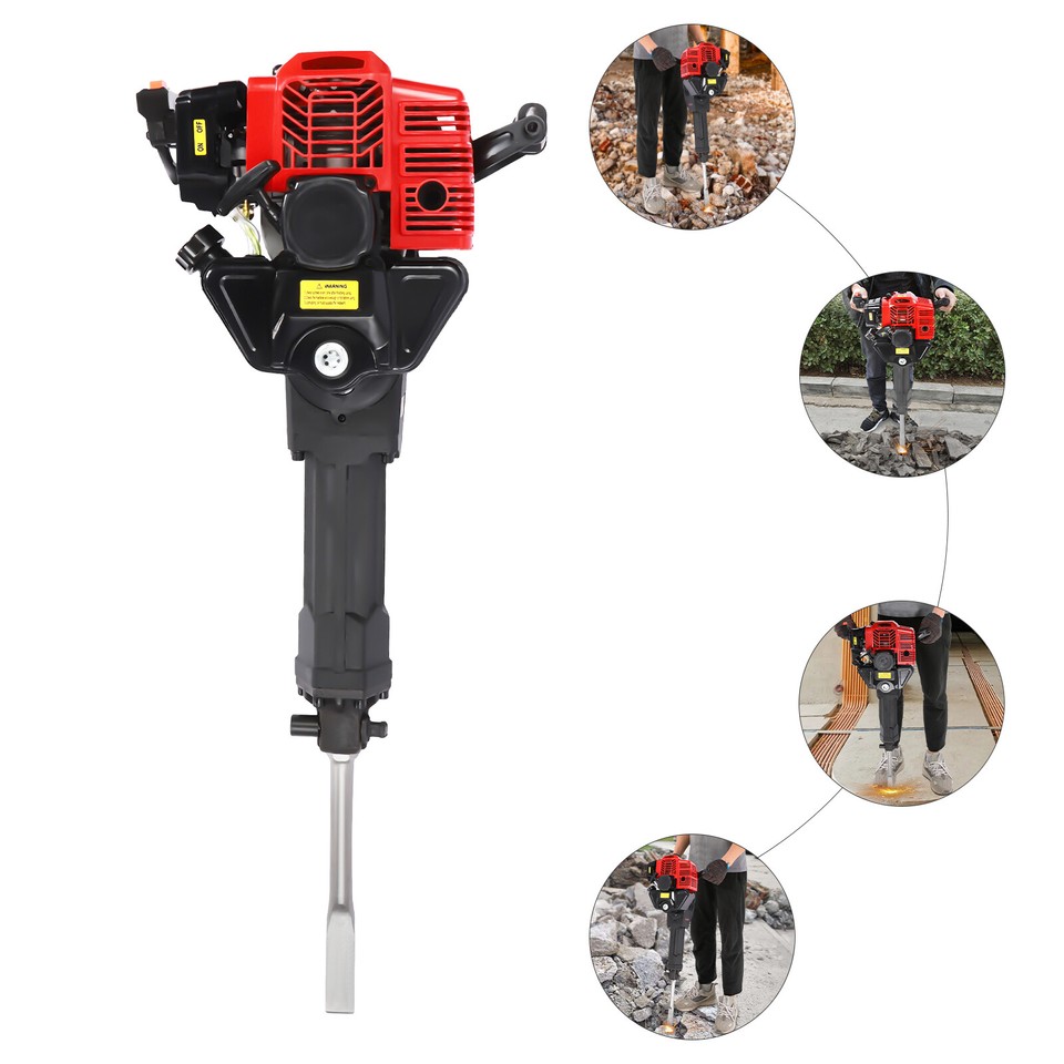 52CC 2.4HP 2 Stroke Demolition Jack Hammer Concrete Breaker Punching ...