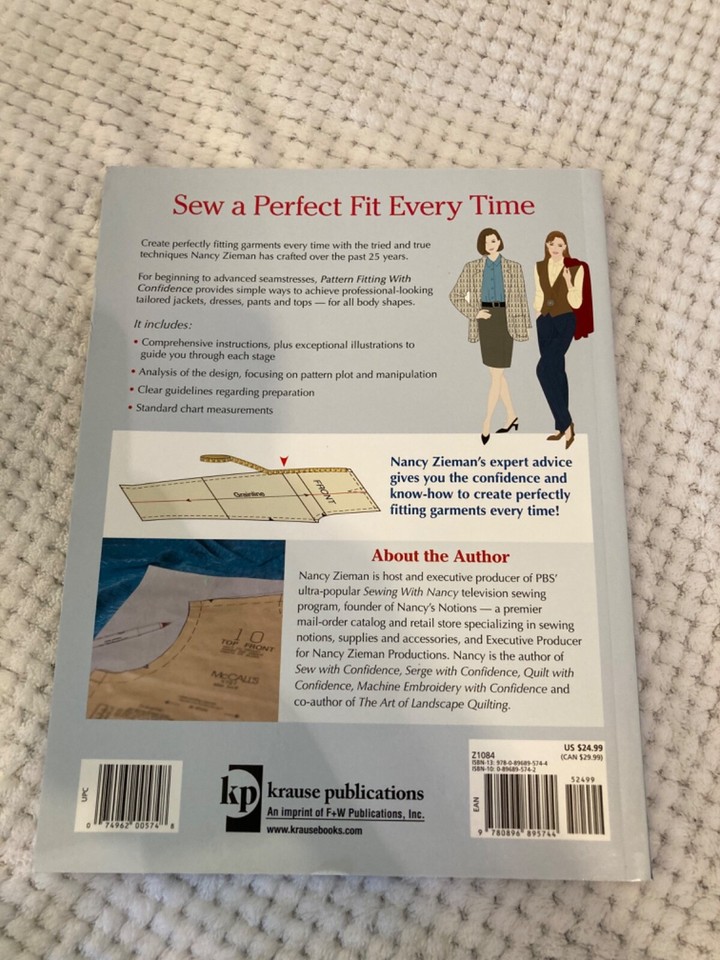 Nancy Zieman Pattern Fitting with Confidence | eBay