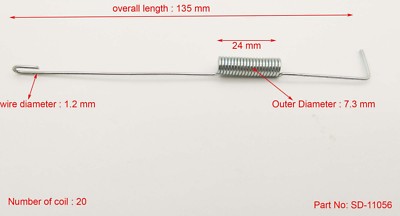 Universal Rear Brake Light Spring Motorbike Hero Honda Yamaha Suzuki ...