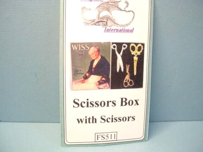 Miniature Scissors Box & Scissors Kit #FS511 Dragonfly Int'l 1/12 Scale ...