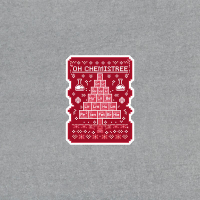 Ugly Christmas Sweater Periodic Table of Elements Sticker #3842 | eBay