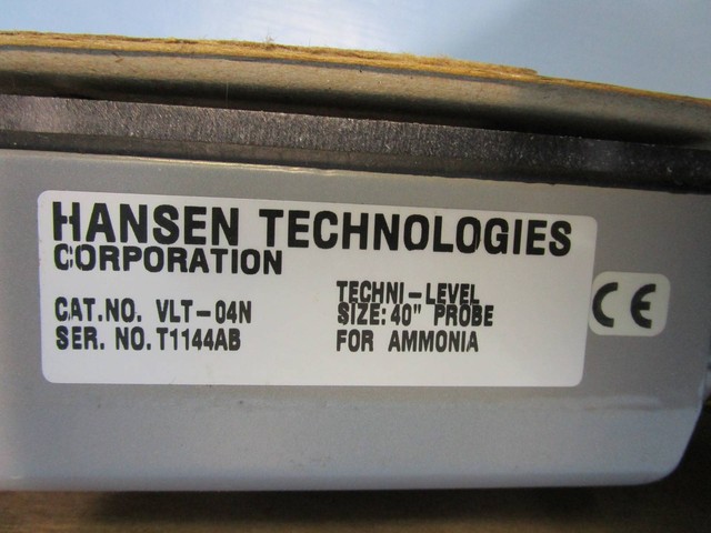 Hansen Vlt-04n 40” Techni-level Transducer Probe 4-20 MA Output for ...