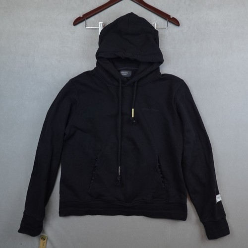 Android Homme Hoodie Sweatshirt Tailored Fit Black Pockets Mens Size ...