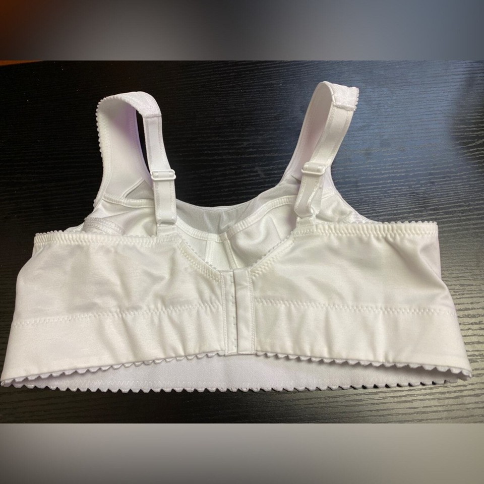 Miss Mary of Sweden Cotton Simplex activity bra Non-wired White 40B | eBay