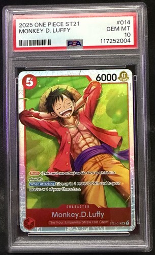 Monkey.D.Luffy (014) (Parallel) ST21-014 PSA 10 | eBay
