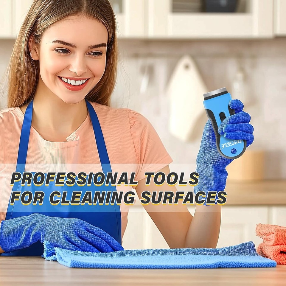 2 Pack Razor Blade Scraper, 10 PCS Spare Razor Blades, Enhanced Razor ...