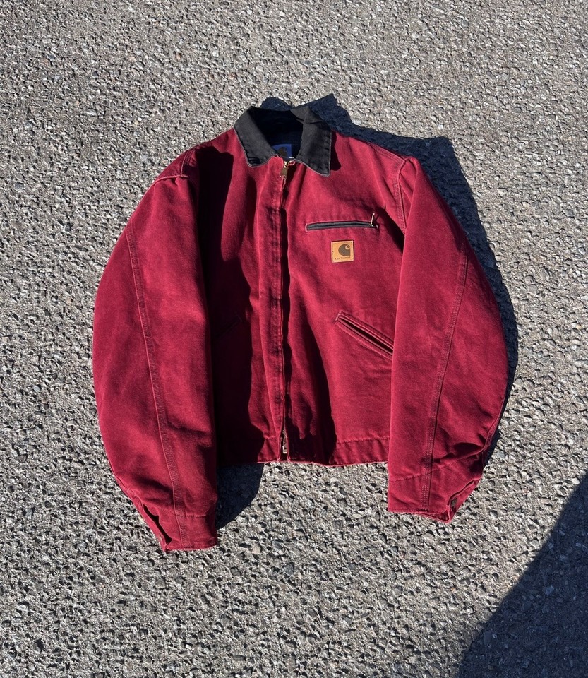 Rare Crimson J97 Cri Crimson Carhartt Detroit Jacket 2001 | eBay
