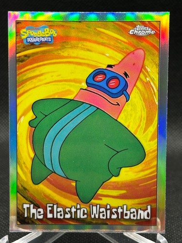 🔥2025 Topps Chrome Spongebob REFRACTOR Patrick Star The Elastic ...