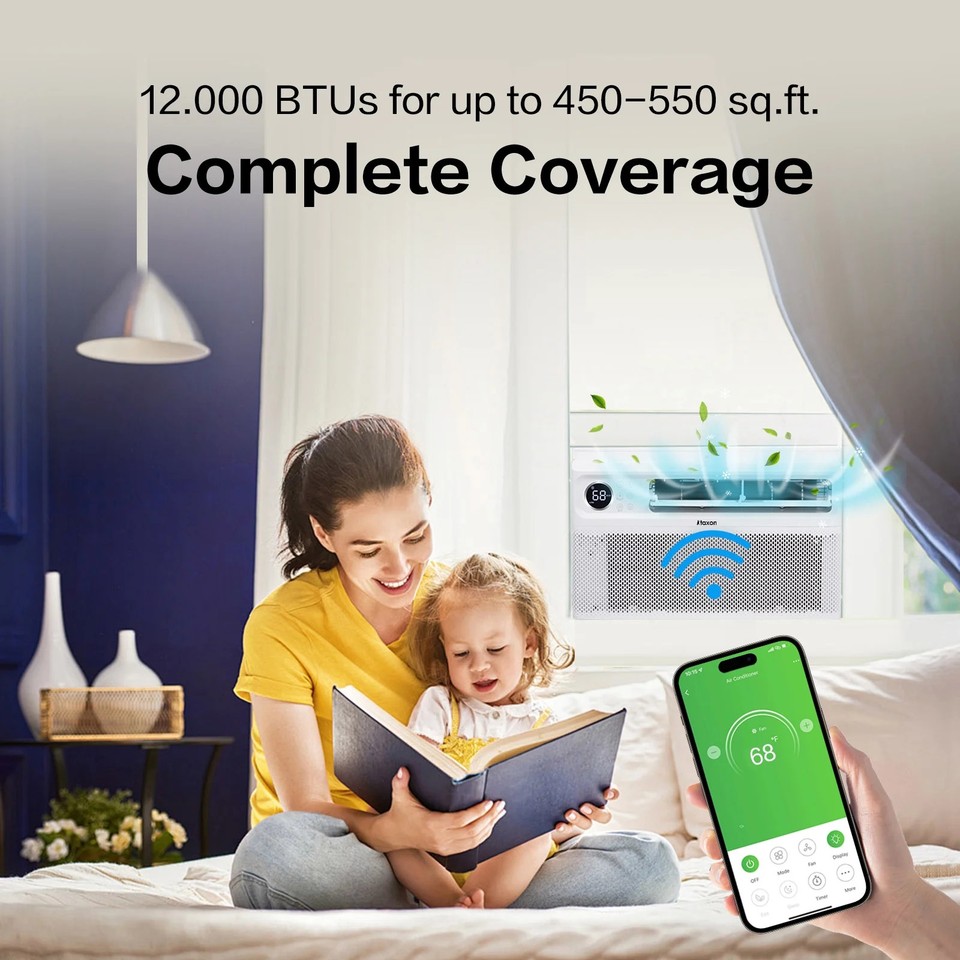 Ktaxon 12000 BTU Inverter Window Air Conditioner Energy-Saving AC Unit ...