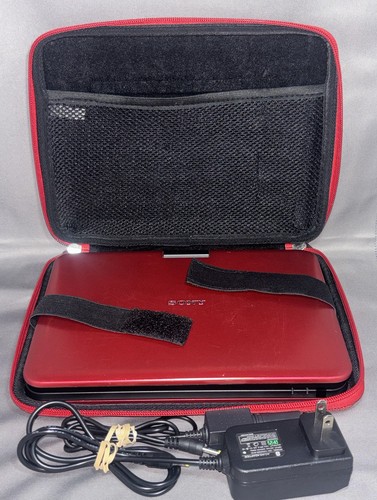 Red Sony DVP-FX820 Portable DVD Player (8") With Power Supply. | eBay