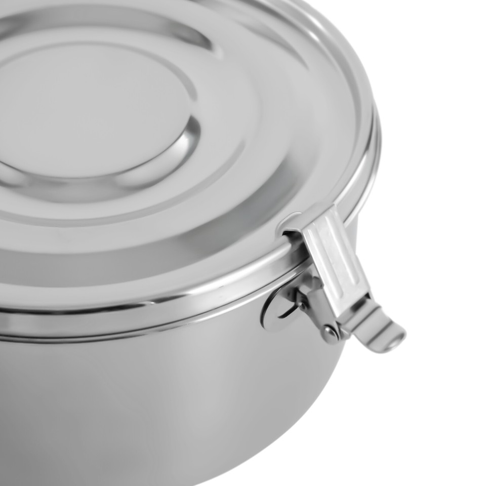 3 Sets Stainless Steel Food Storage Containers, Kitchen Food Containers ...