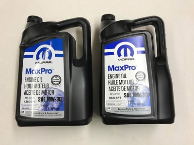 10W30 Mopar Engine Oil 10L 68218931AC MS-6395 for Jeep Chrysler Dodge ...