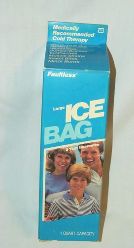 Faultless Large Ice Bag 1 QT Capacity 9" Diameter Made in USA Vintage ...