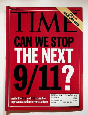 2002 March 11 Time Magazine 911 Robin Williams Health Care Insurance ...